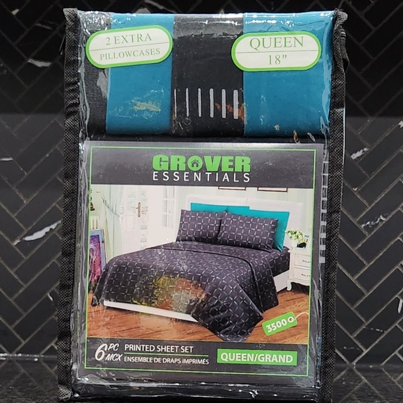 Bedding | 6 Pieces Printed Sheet Set | Poshmark